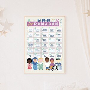 2024 Ramadan Activity Printable, Good Deeds for Ramadan Chart, Ramadan ...