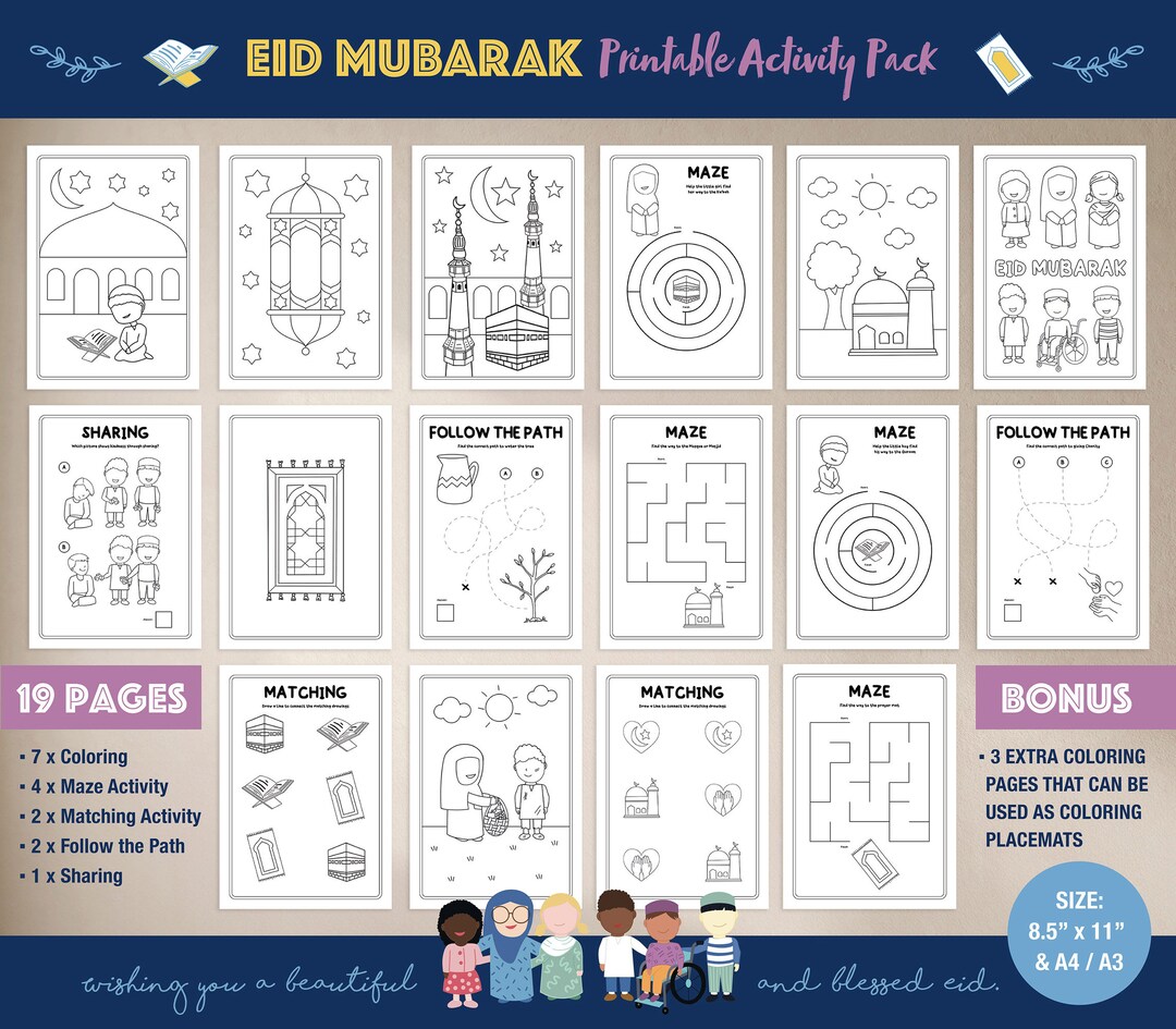 Eid Activity Printable, Ramadan Activity, Ramadan Printable, Eid ...