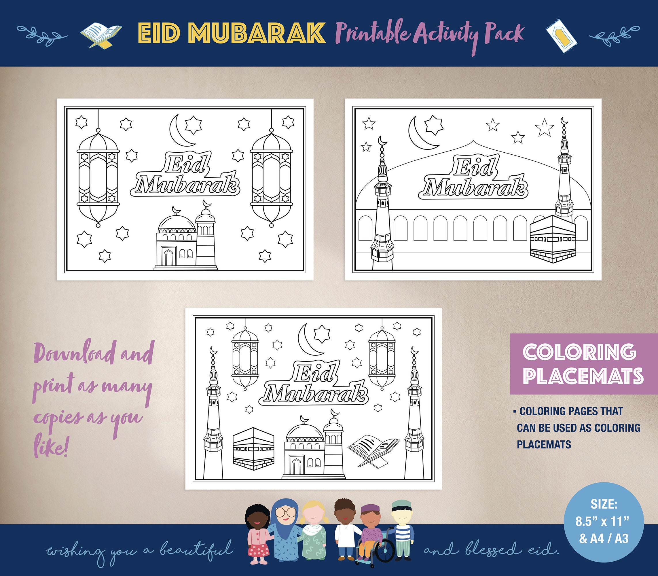 Eid Activity Printable, Ramadan Activity, Ramadan Printable, Eid ...