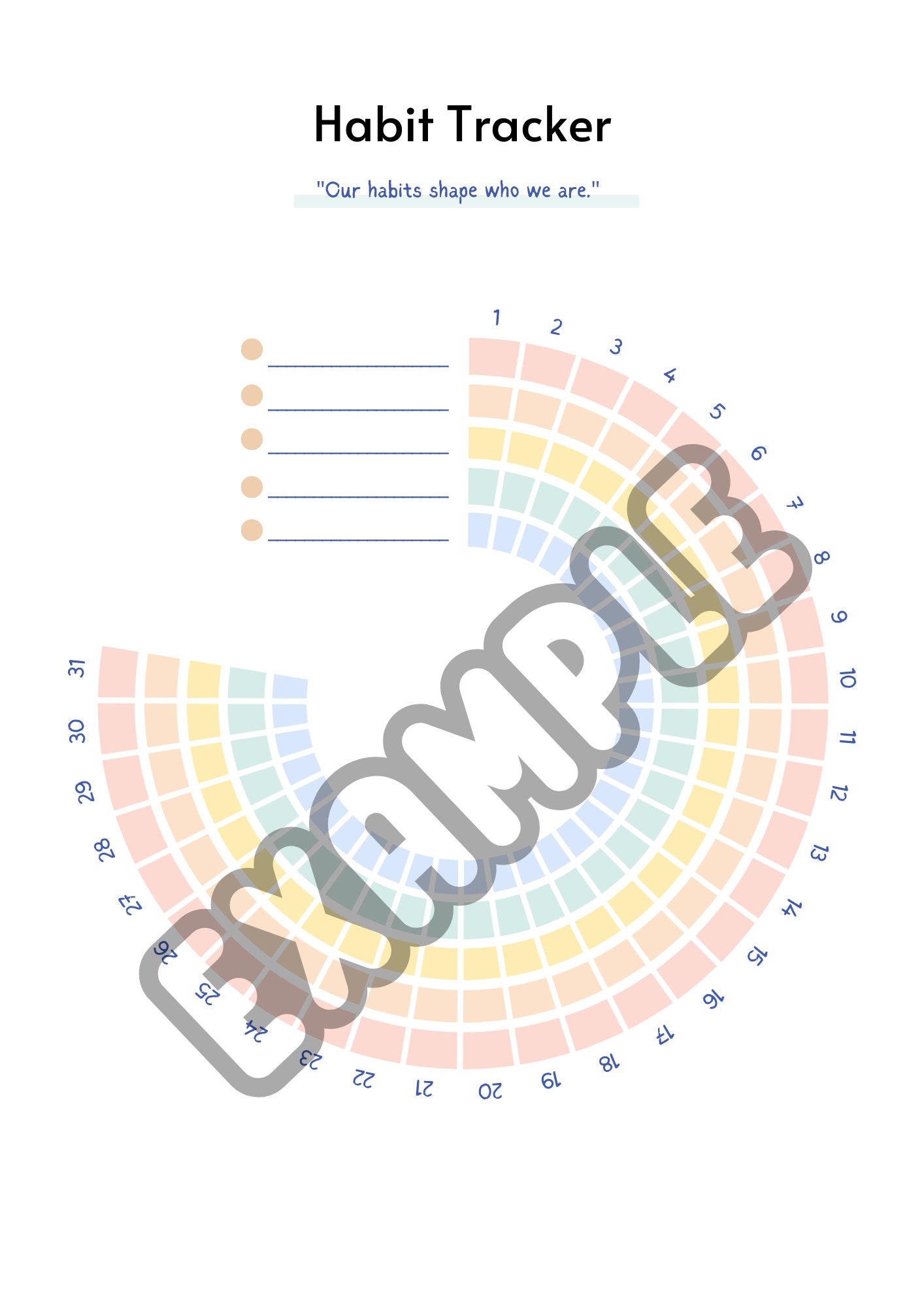 Ultimate Habit Toolkit, Habit Tracker Printable, 10 Year Plan, Daily ...