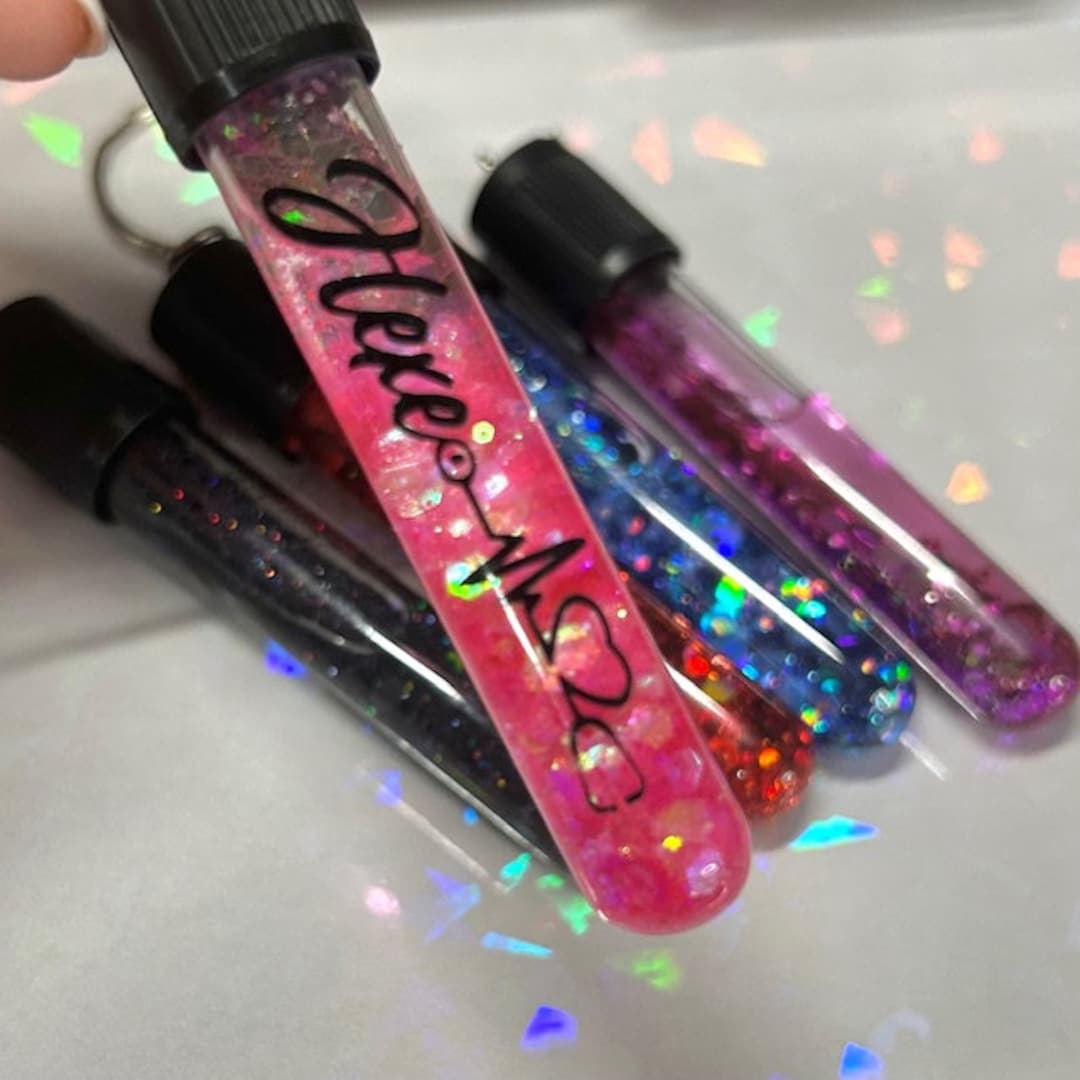 Custom Nurse Phlebotomist Blood Tube Keychain | Phleb Keychain | Custom ...