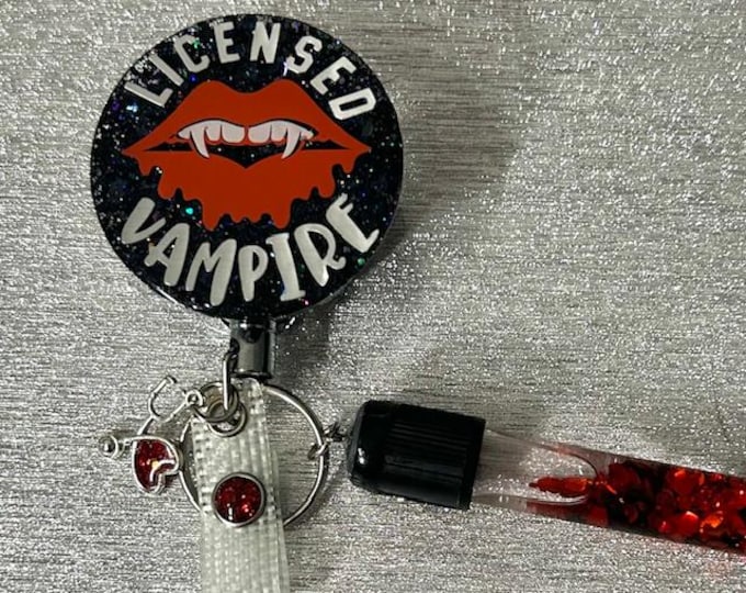 Licensed Vampire Phleb Nurse Phlebotomist Medical Halloween Blood Heavy ...