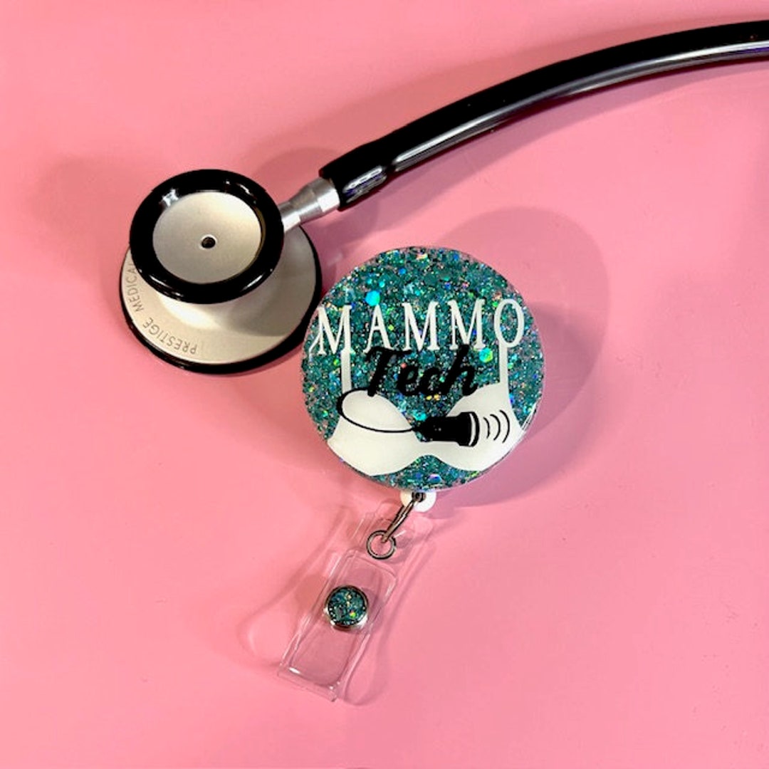 Mammo Tech Badge Reel | Technician ID Badge | Ultrasound Tech Reel ...