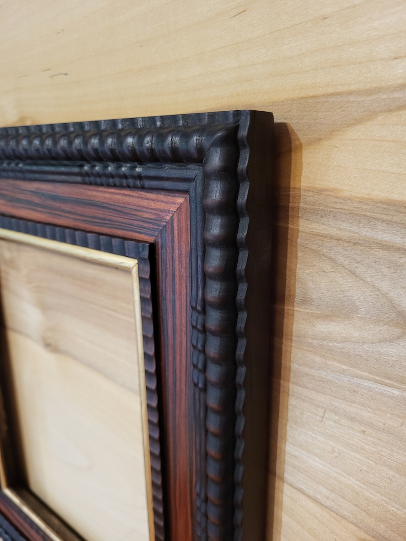 Ripple Frame With Rosewood and Golden Inserts Ripple Moulding/molding ...