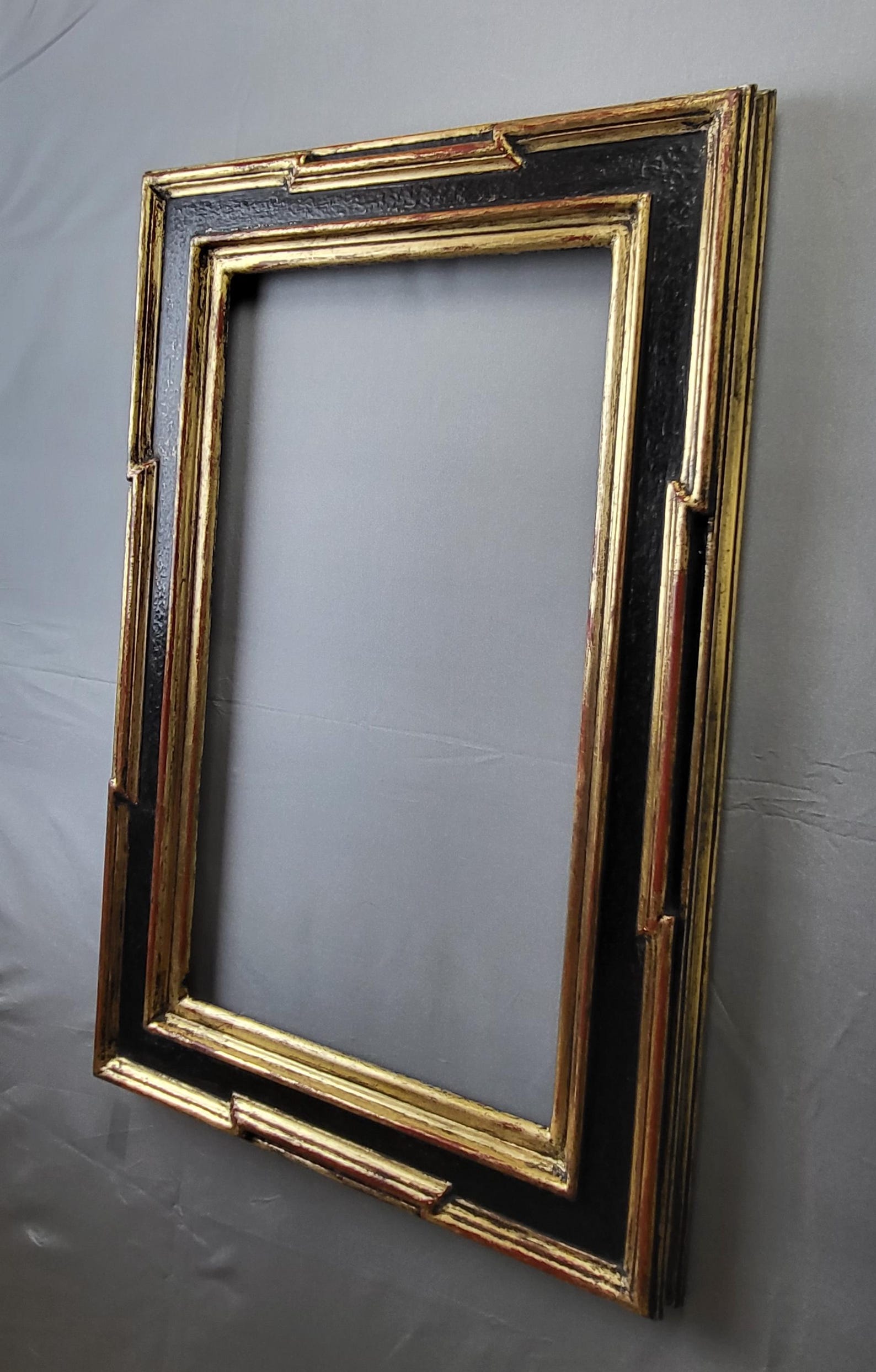 Ebony Frame With Golden Edges - Picture/photo/painting Frame | Handmade ...