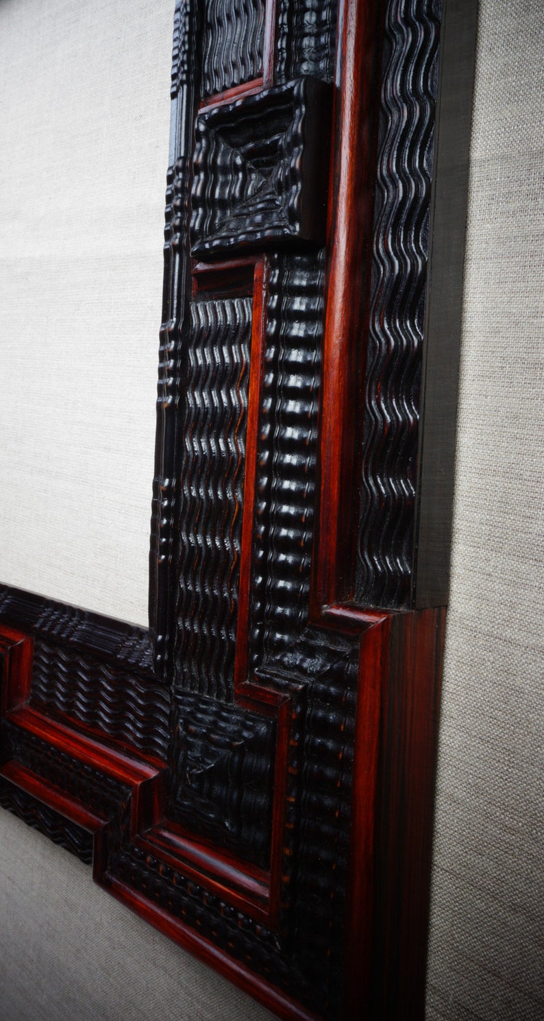 Full Ripple Frame With Flemish Corners and Rosewood Elements Ripple ...