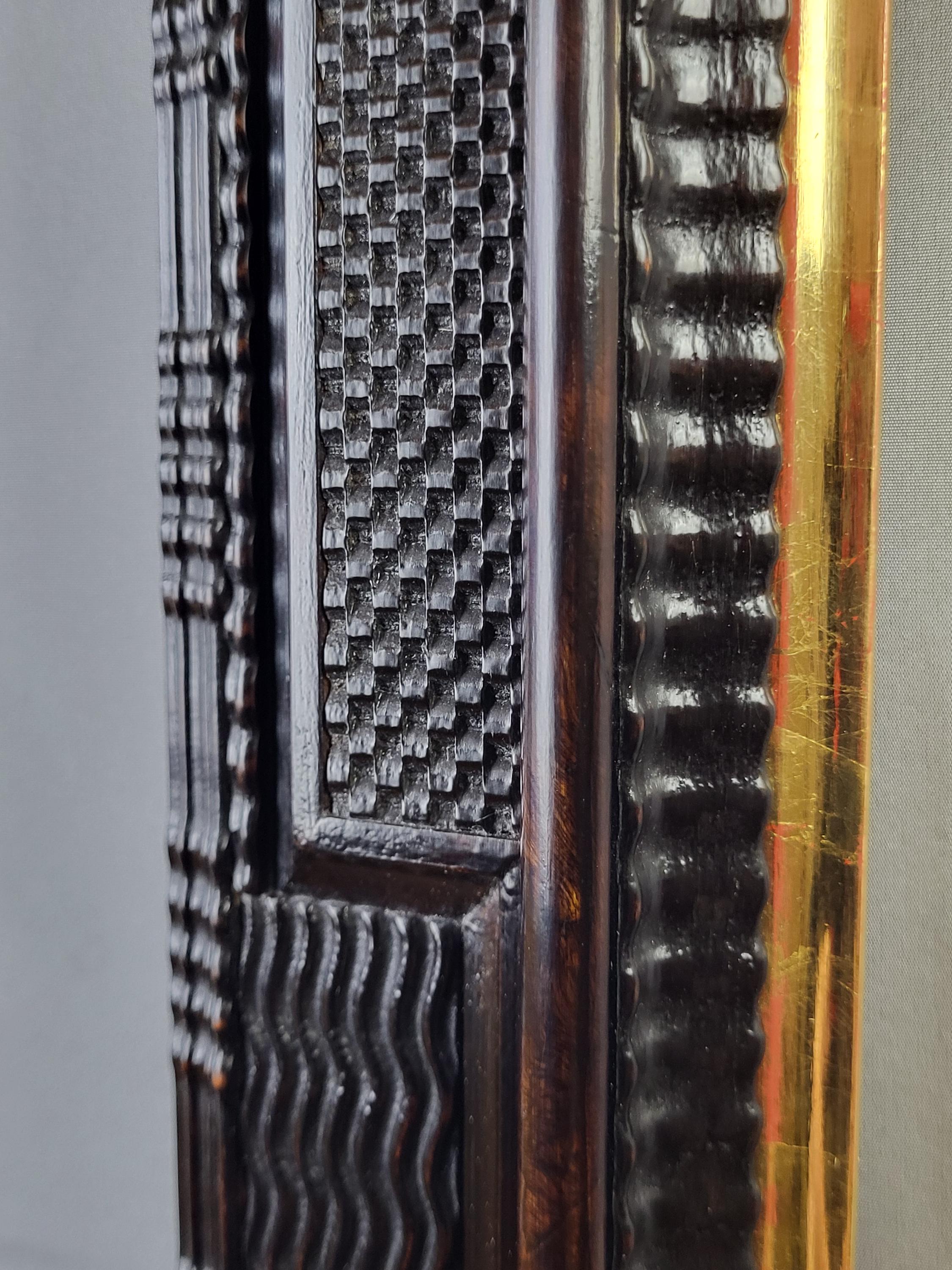 Classic Flemish Corner Frame With Gilded Inner Edge - Ripple Moulding ...