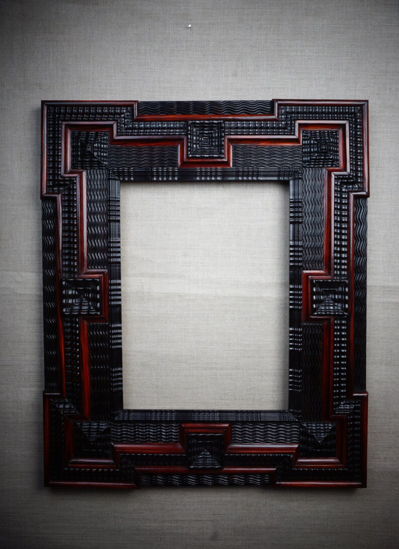 Full Ripple Frame With Flemish Corners and Rosewood Elements Ripple ...