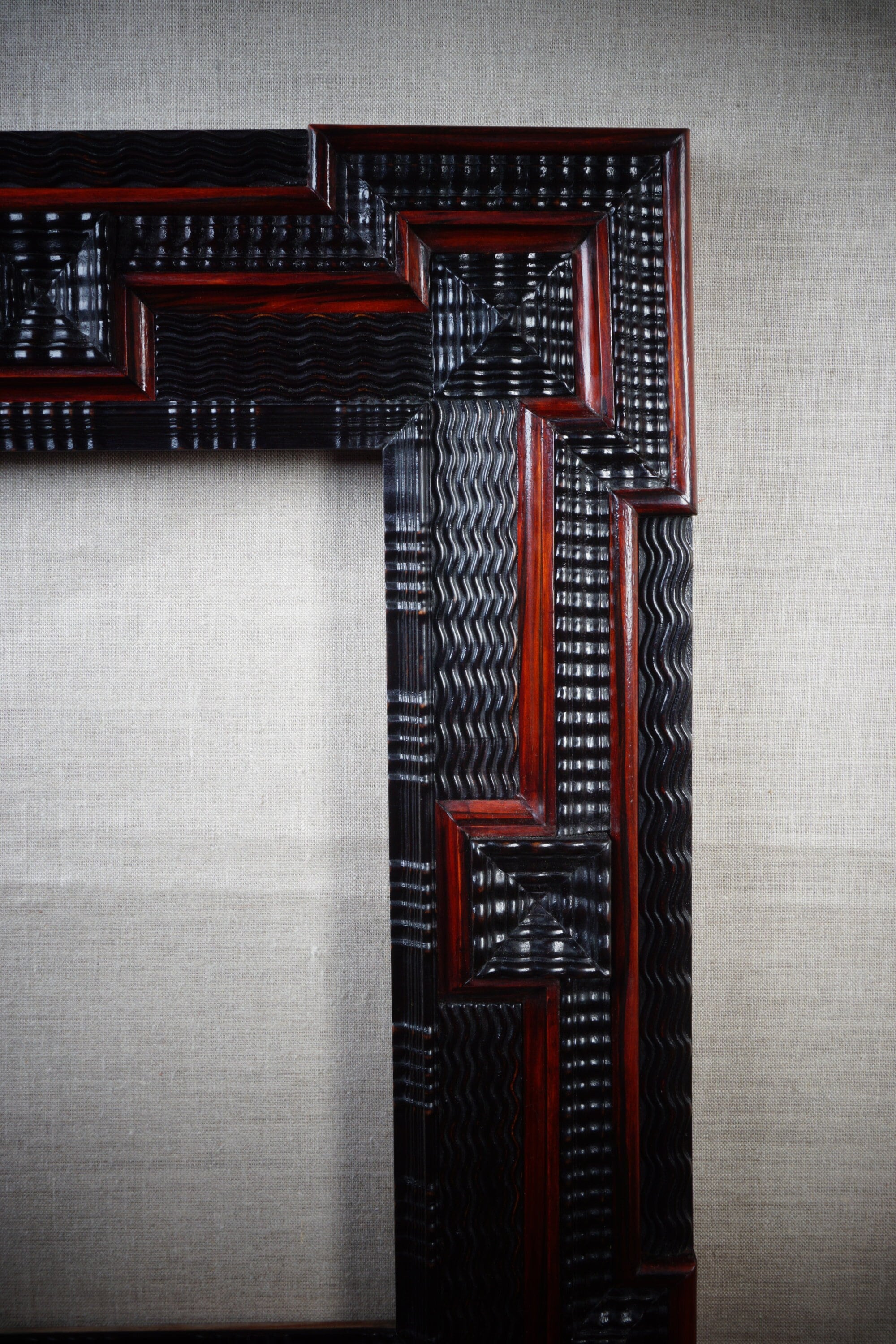 Full Ripple Frame With Flemish Corners and Rosewood Elements Ripple ...