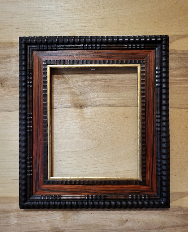 Ripple Frame With Rosewood and Golden Inserts Ripple Moulding/molding ...