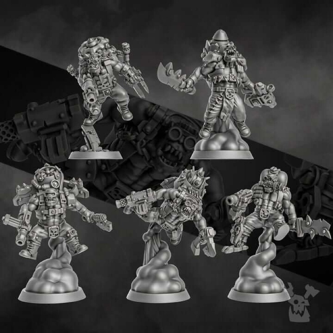 Thunderin Krew | Ork Jump Pack Assault Squad | Alternative Ork Models ...