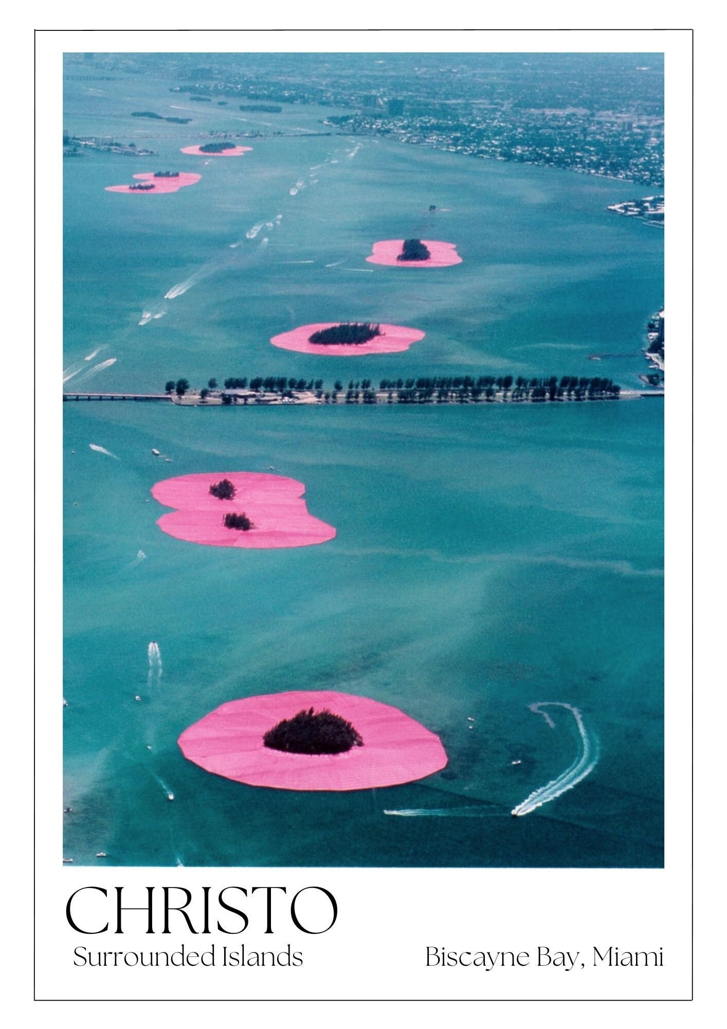 Surrounded Islands Christo Land Art Poster - Etsy