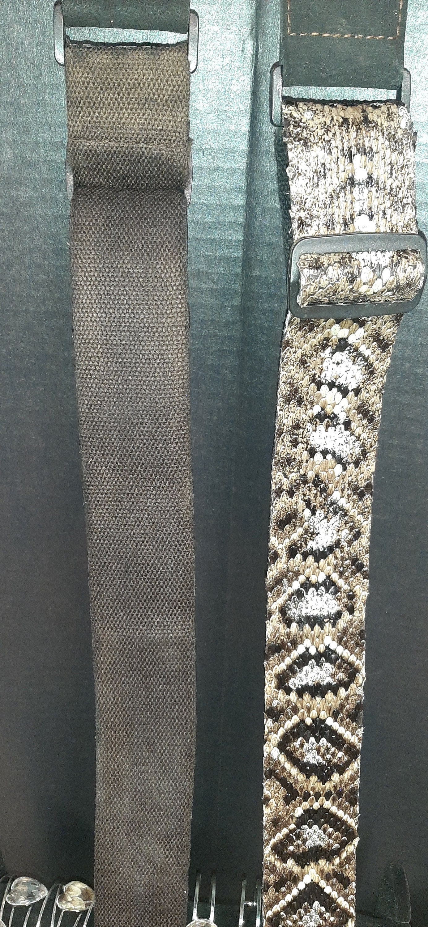 Eastern Diamondback Snakeskin Covered Fender Guitar Strap . - Etsy