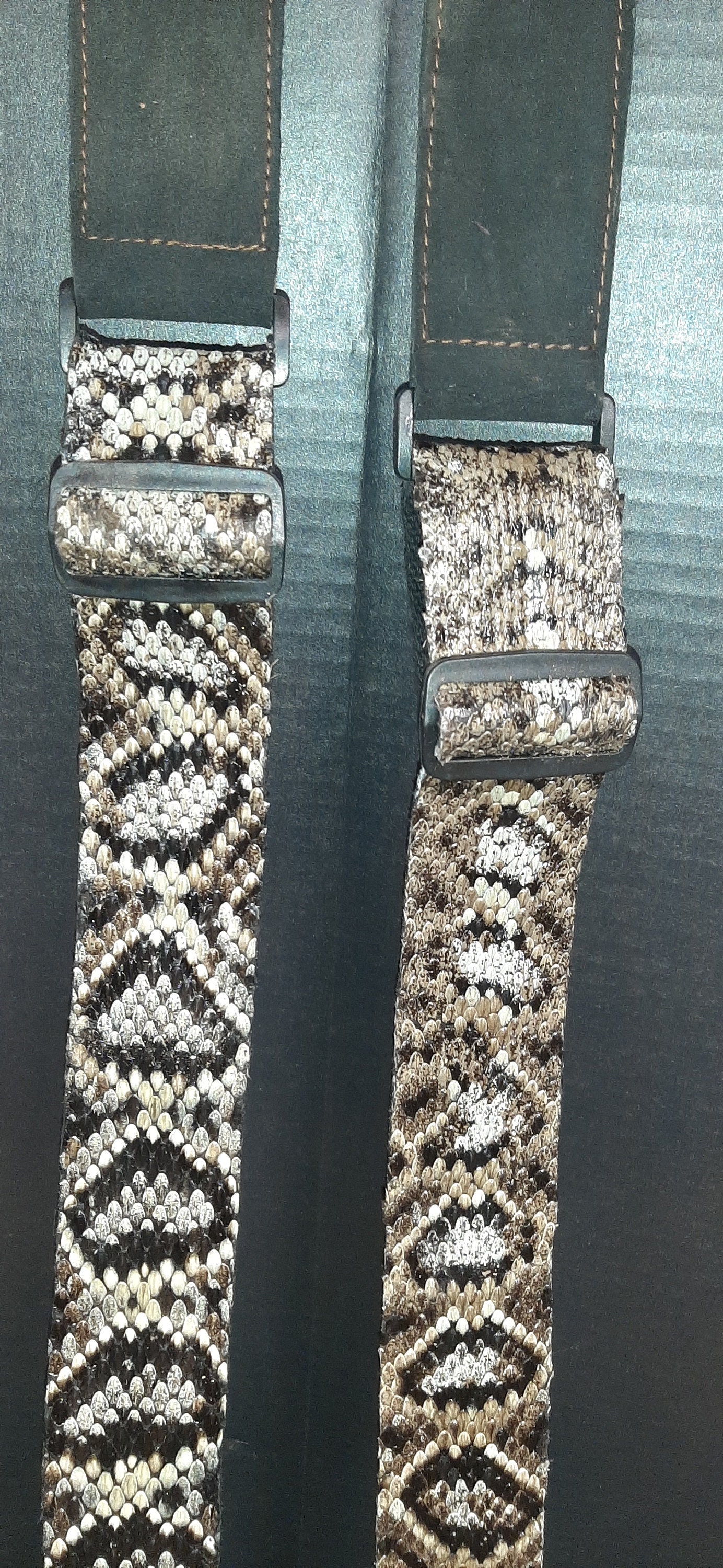 Eastern Diamondback Snakeskin Covered Fender Guitar Strap . - Etsy