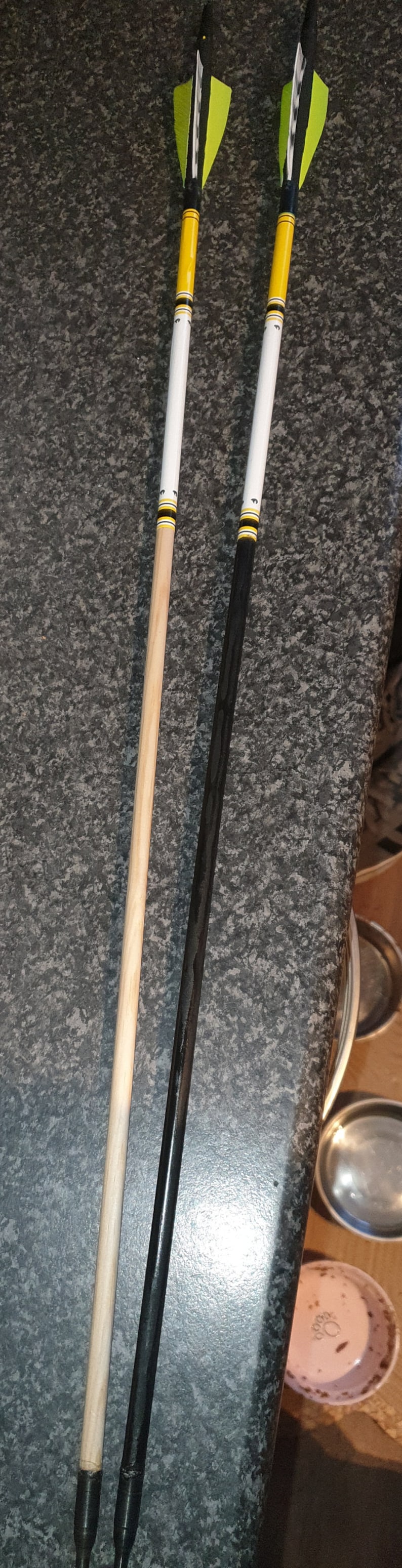 Hand Made Wooden Arrows With Arrow Wraps - Etsy