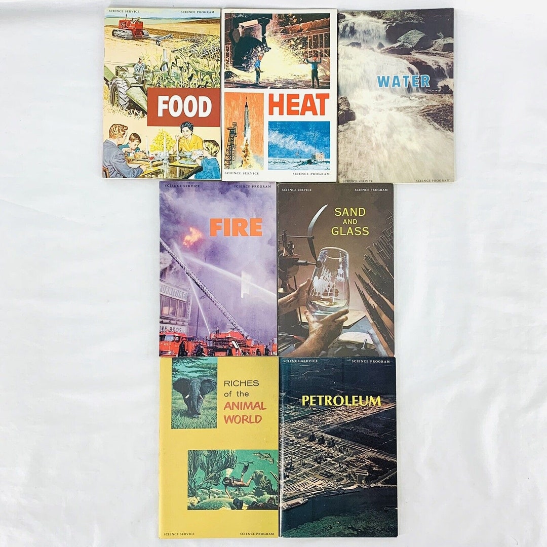 1970s Science Service Program Water Food Heat Fire Petroleum - Etsy
