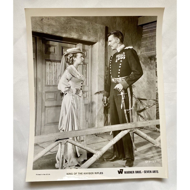 Terry Moore Michael Rennie King of the Khyber Rifles Movie Still Press ...