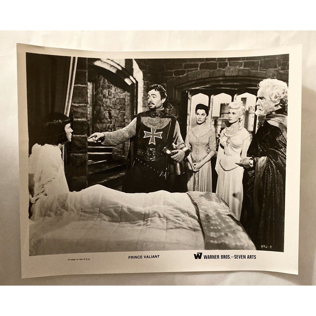 Prince Valiant James Mason Janet Leigh Debra Paget Movie Still Press ...