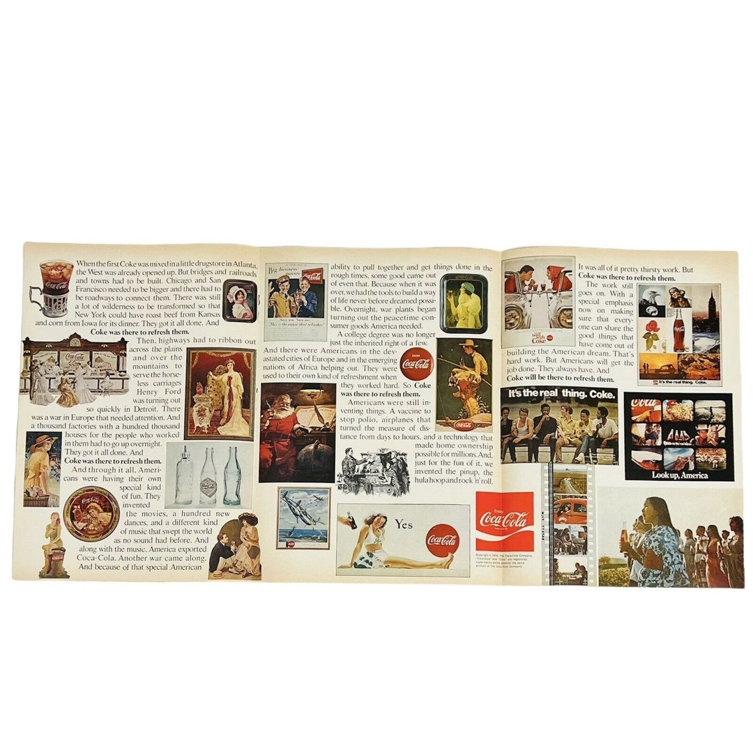 1970's Coca-cola Coke Magazine Print Ad Teach the World to Sing the ...