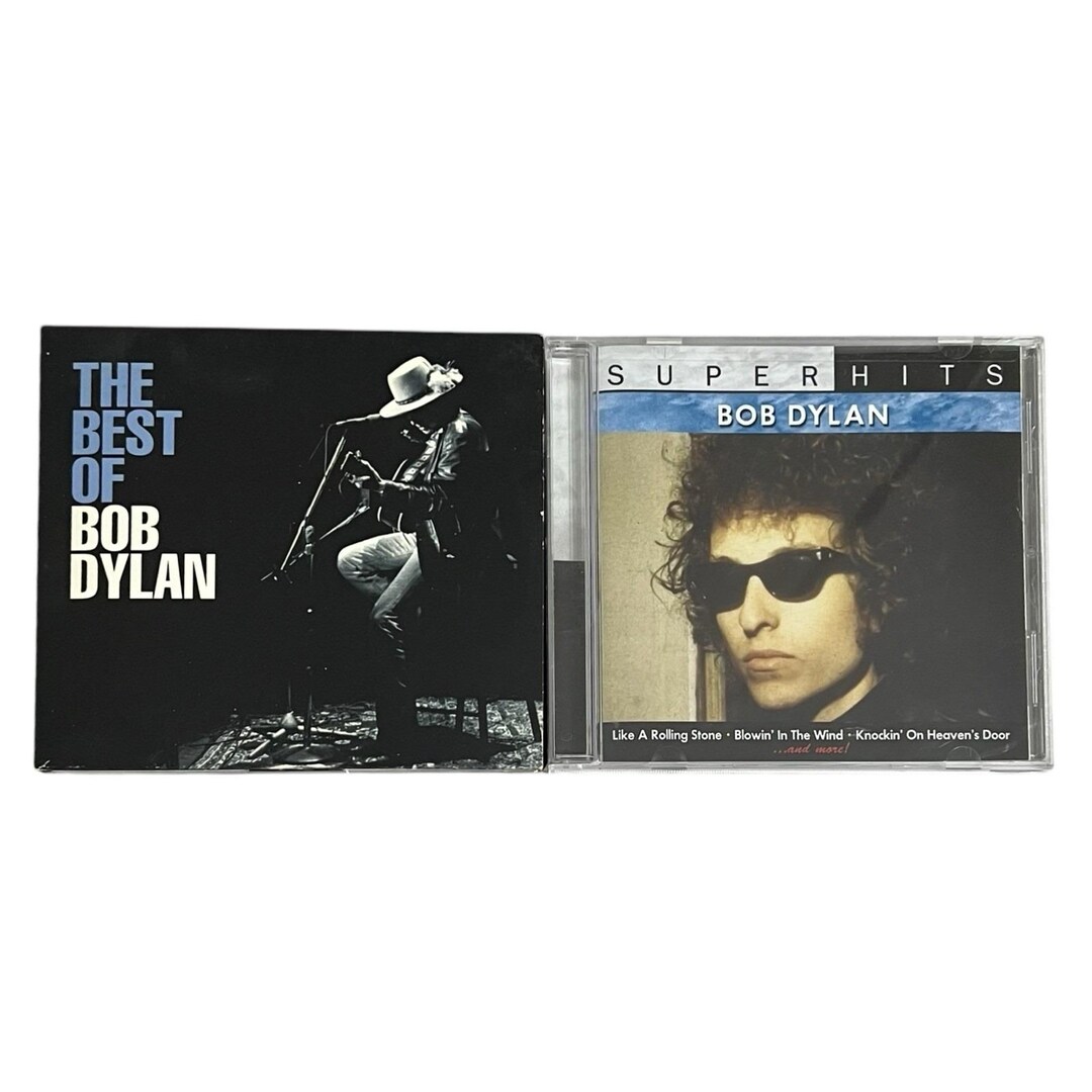 The Best of Bob Dylan Super Hits CD Lot of 2 Blowin in the Wind Rolling ...
