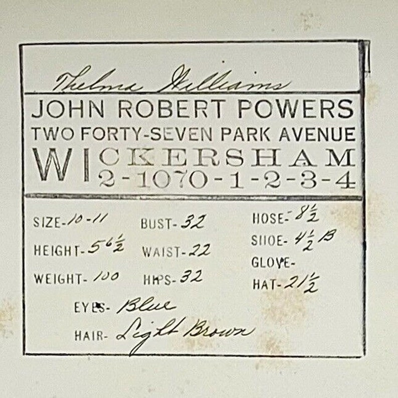 1940s Jay Florian Mitchell Model Photo Pretty Girl Dress Apron JNT ...