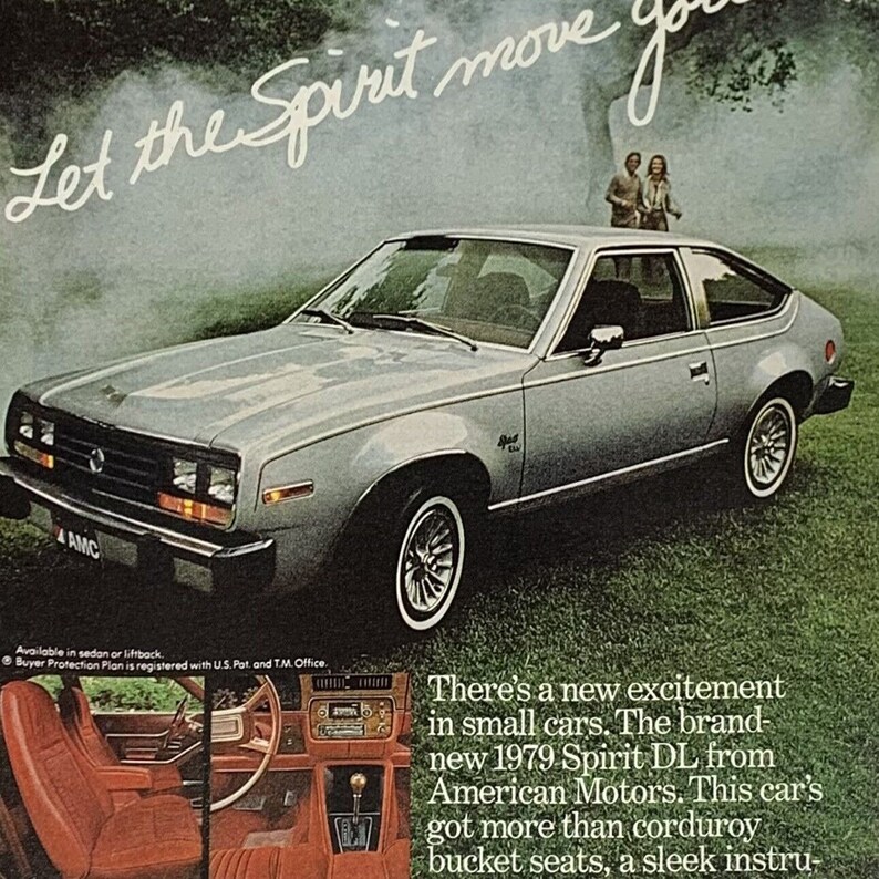 Vintage 1978 AMC American Motors Spirit DL Magazine Print Ad Full Color ...