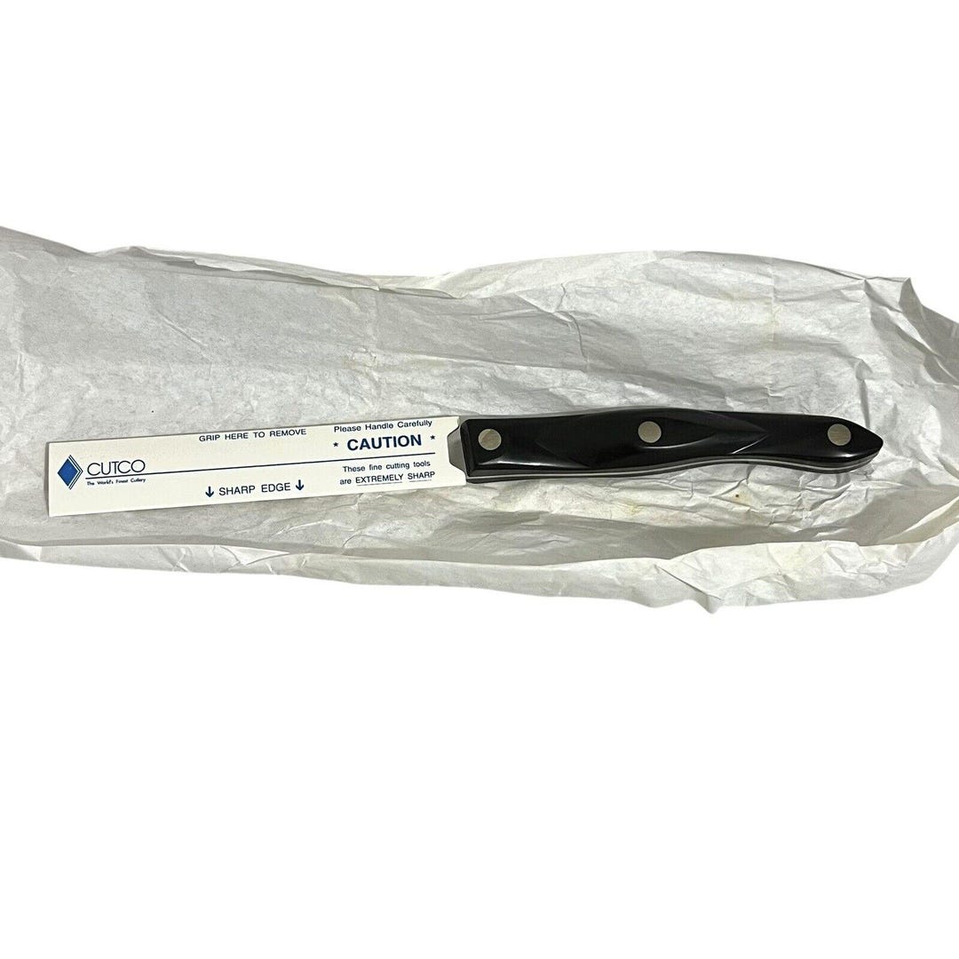Vintage 1990's 1729 Cutco 4 7/8" Trimmer Knife Brown Swirl Handle ...