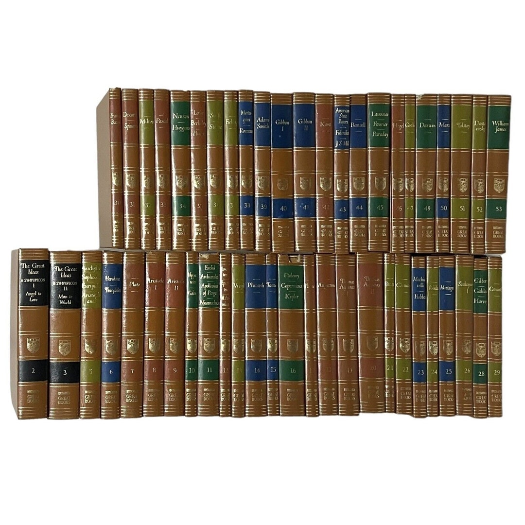Britannica Great Books of the Western World Vtg 1952 Edition Sold ...