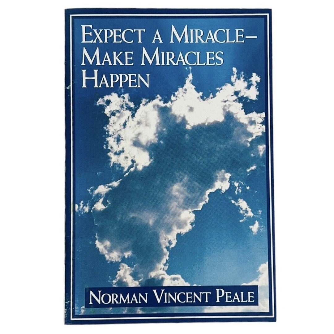Vtg 1970's Expect A Miracle Make Miracles Happen Norman Vincent Peale ...