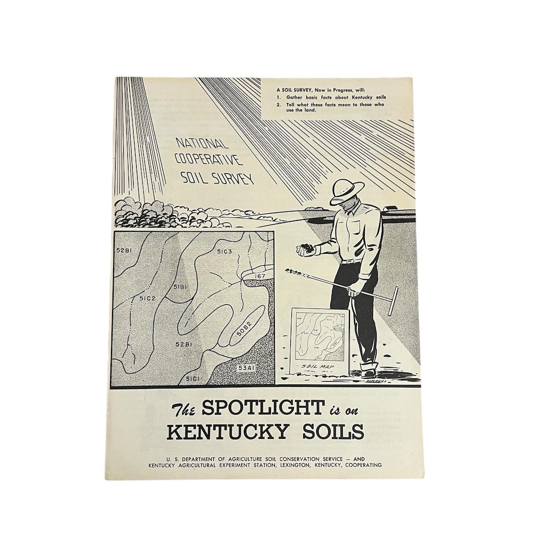Vintage 1959 USDA Soil Conservation Pamphlet “the Spotlight is on ...