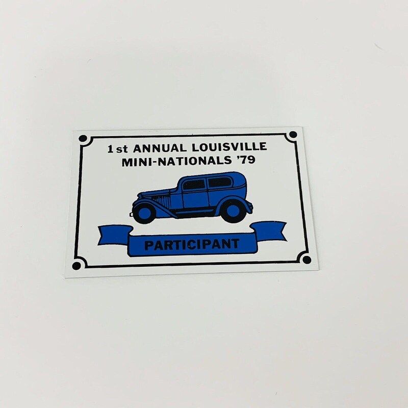Dash Plaques for Car Shows - Etsy