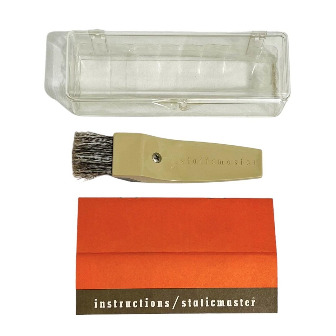 Vtg 1970's Static Master Brush 1C 50 Staticmaster Case Instructions ...