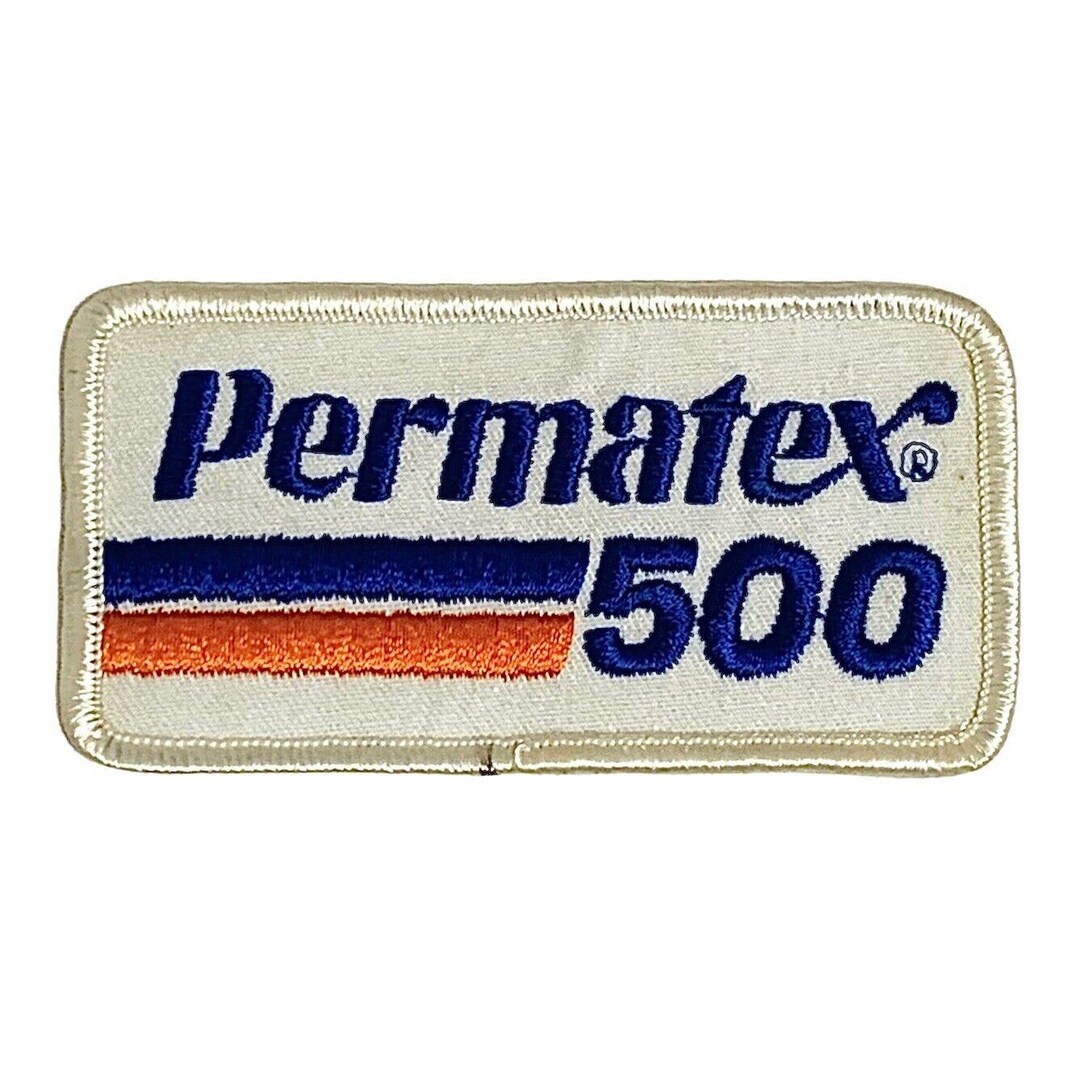 Vintage Permatex 500 Embroidered Patch Racing Hat Jacket Hot Rod 2" X 4 ...