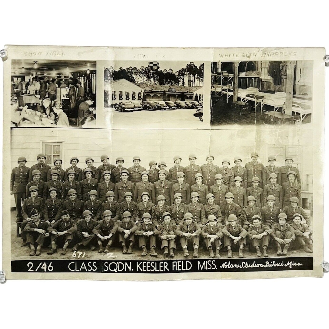 1946 Army Air Force Squadron Photo Kessler Field Biloxi Mississippi 10 X 13.5 - Etsy Canada