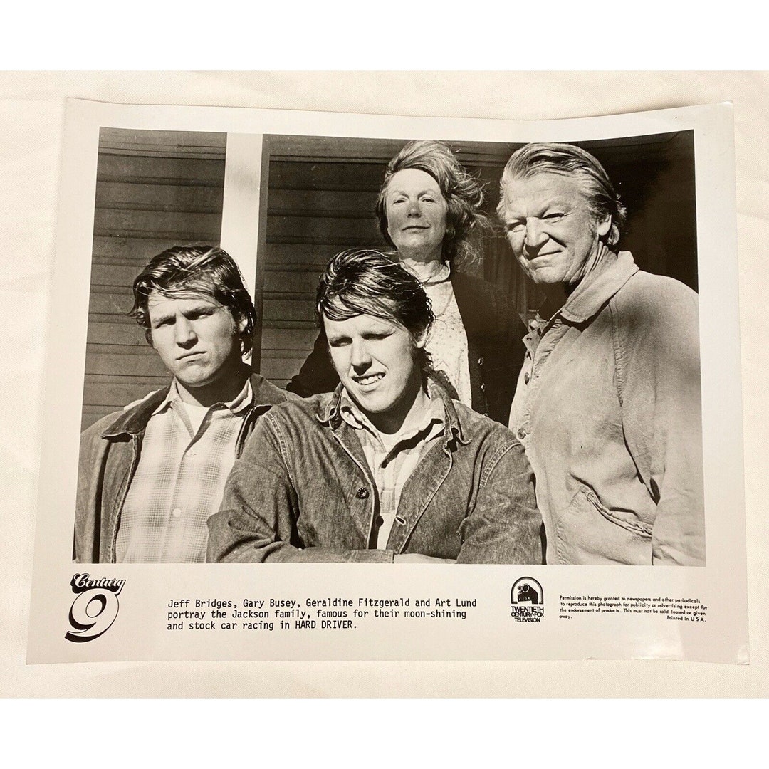 Hard Driver Gary Busey Jeff Bridges Movie Still Press Publicity Photo 8