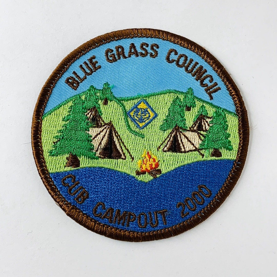 BSA Boy Scout Patch Blue Grass Council Cub Campout 2000 NOS - Etsy