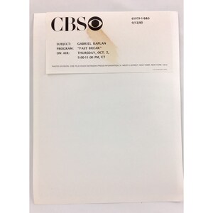 Gabe Kaplan Fast Break Movie Still Press Kit Picture 8" X 10" Black ...