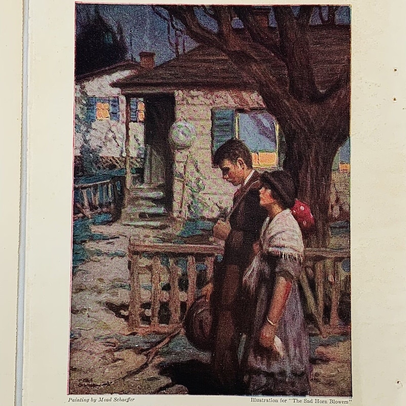 Mead Schaeffer Illustration Art Print Harper's Magazine 1920's Lot of 2 ...