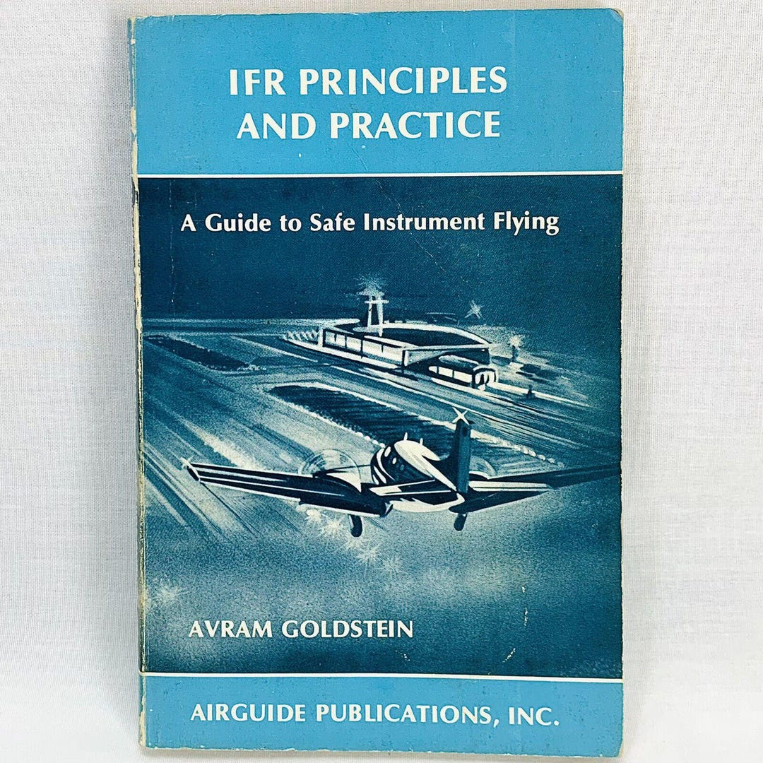 Vintage 1970's Instrument Flying Aviation Handbook IFR Principles and ...