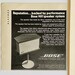 Vtg 1970's Magazine Print Ad Bose Model 901 Direct Reflecting Speakers ...