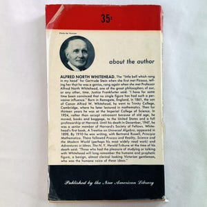 A N Whitehead Science and the Modern World Lowell Lectures 1948 1st ...