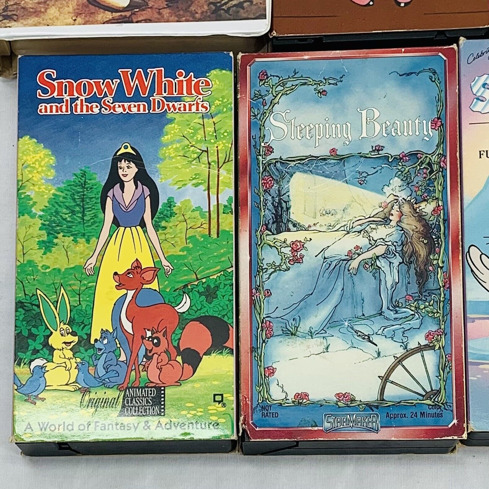 Kids VHS Lot Richard Scarry Peter Rabbit Snow White Porky Pig - Etsy
