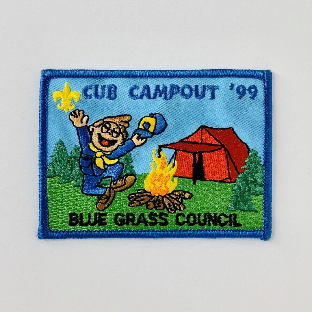 BSA Boy Scout Patch Blue Grass Council Cub Campout 1999 NOS 3.5" X 2.5" - Etsy