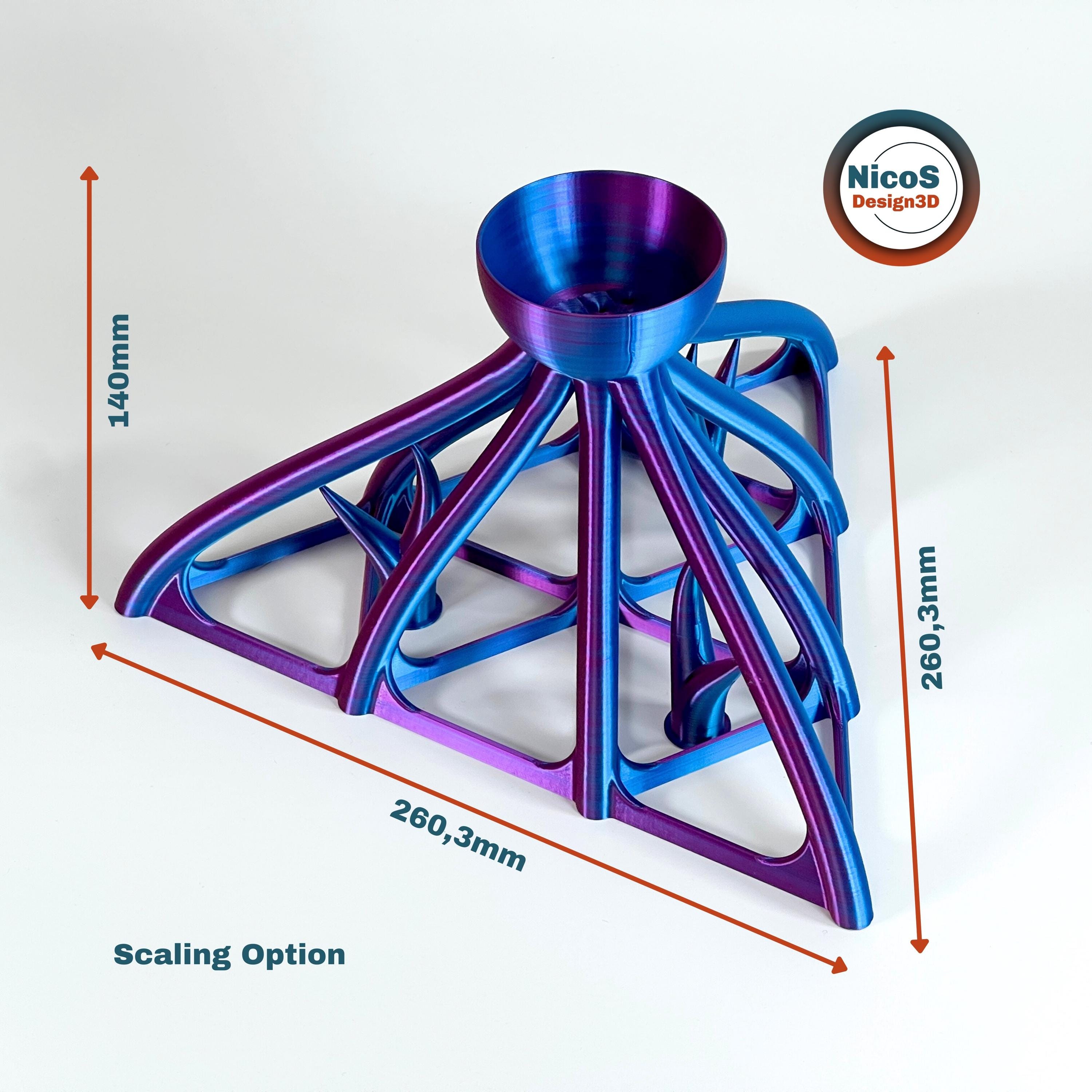 STL File - 3D Print Model | Beer Pong Funnel for 10 Red Cups, Fillable ...