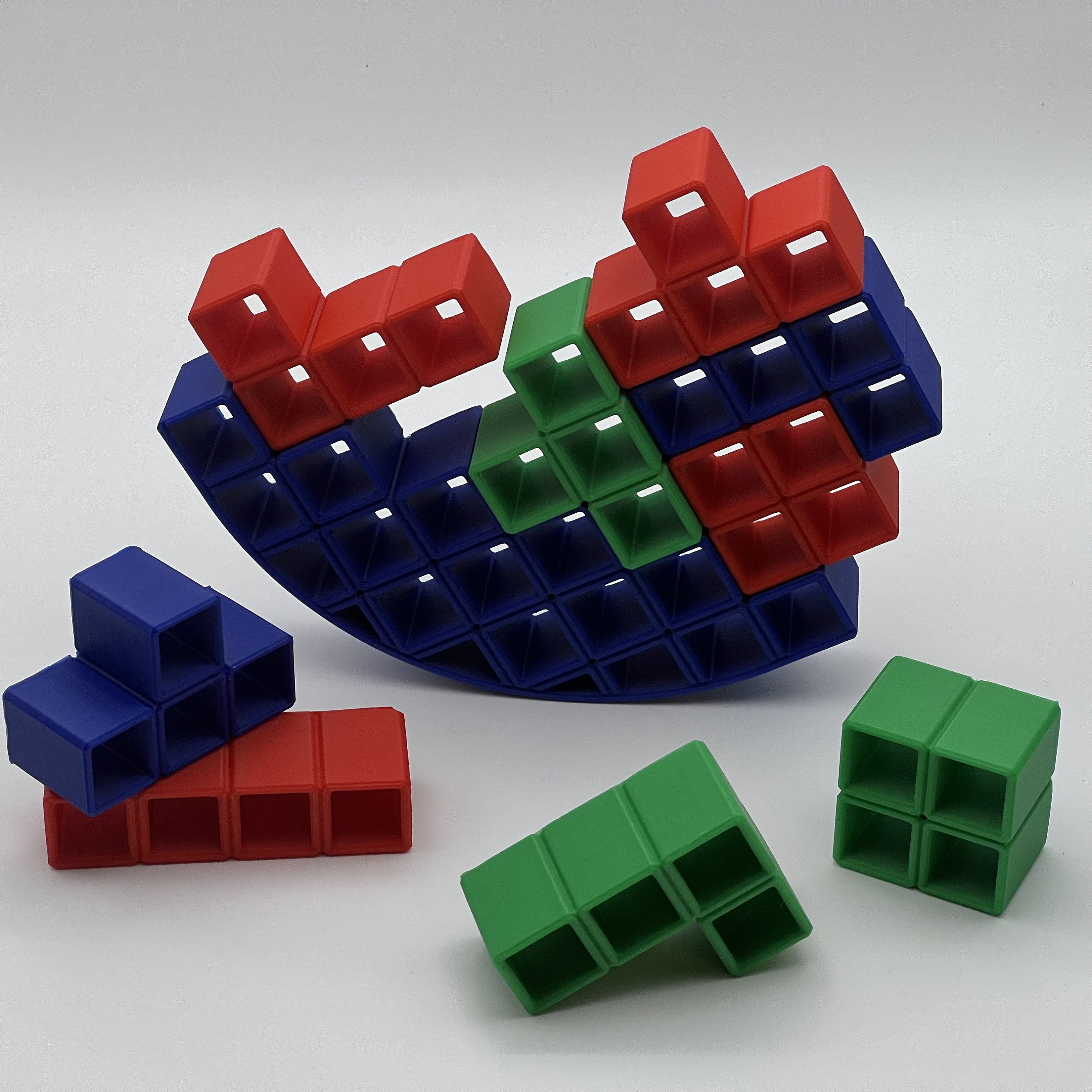 Balance Tetris Game STL 3D Printing DIY Digital Instant Download File 3D Printing to TETRIS ...