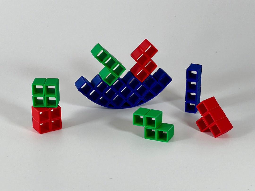 Balance Tetris Game STL File for 3D Printing DIY Balance Puzzle Game ...