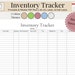 Inventory Tracker Sheet Printable & Fillable, Product Inventory Log ...