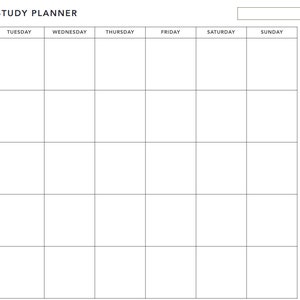 Study Trackers and Planner (+20 Pages) - Etsy