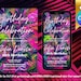Editable Tropical Pink Birthday Invitation Template | Pink Tropical ...
