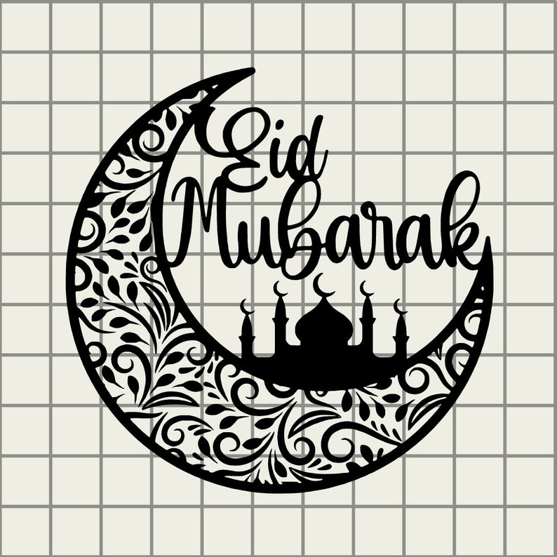 Eid SVG, Eid Cut File, Eid Moon Svg, Eid Mubarak Svg, Islamic Cut Files ...